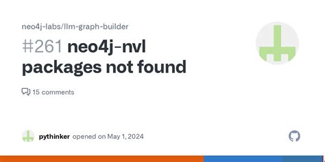 Neo4j Nvl Packages Not Found · Issue 261 · Neo4j Labs Llm Graph Builder · Github