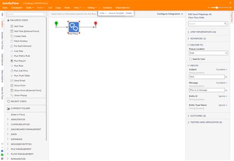 Creating A BPMN Flow Flow Behaviors