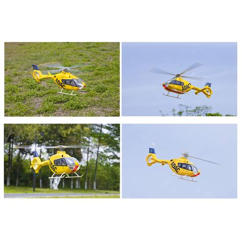 Flywing Ec135 470 Class Rc Helicopter Adac 6ch 2 4g With H1 Flight