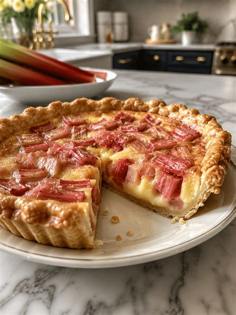 Best Rhubarb Custard Pie Recipe 3 Secret Tips