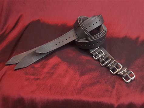 Body Bondage Belt Set Leather Utility Belts 14mt Long With Buckles