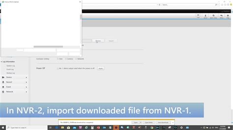 Wisenet Nvr How To Backup And Restore Settings To Nvr Youtube