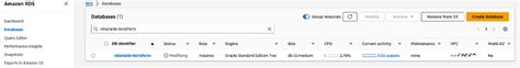 provision and manage amazon rds for oracle using terraform aws