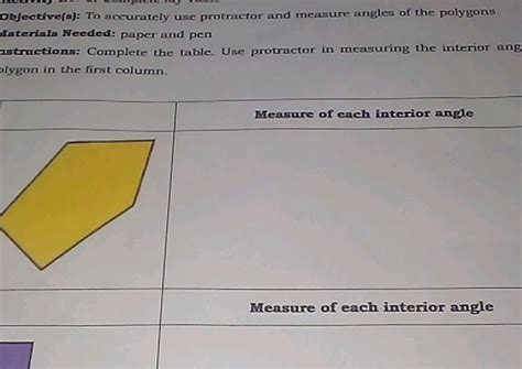 Objective A To Accurately Use Protractor And StudyX