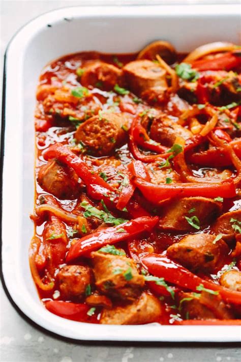 Crockpot Sausage And Peppers Primavera Kitchen