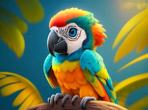 Premium Ai Image The Beautiful Cute Parrot