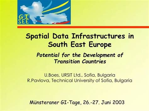 Ppt Spatial Data Infrastructures In South East Europe Powerpoint Presentation Id4962319