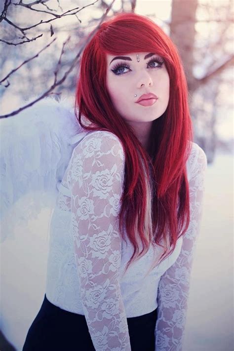 Red Haired Beauty Bright Red Hair Red Hair Color Hair Colours