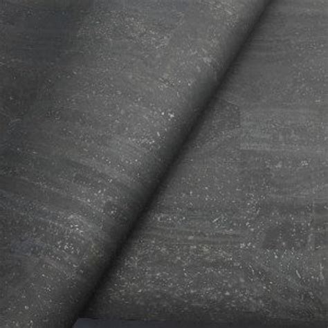 Portuguese Cork Leather Alternative Fabric Dark Grey Etsy