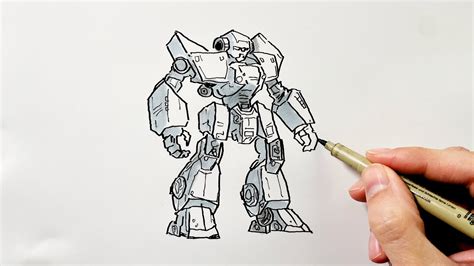 How To Draw A Mecha YouTube