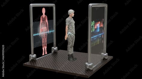 Weapons Detection System Ai Electronic Scanning System Detectors For