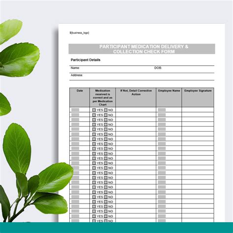 Medication Purpose Form Disability Compliance Australia