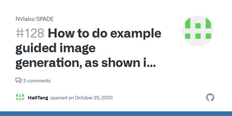 how to do example guided image generation as shown in fig 1 of the