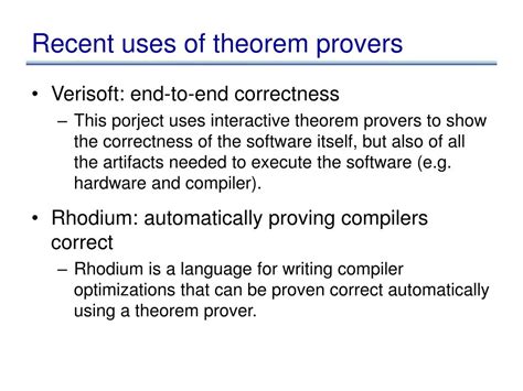 Ppt Applied Automated Theorem Proving Powerpoint Presentation Free