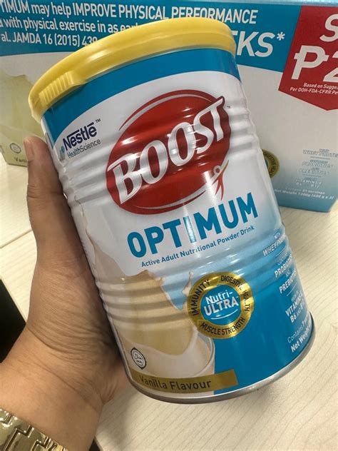 Nestle Boost Optimum Food And Drinks Other Food And Drinks On Carousell