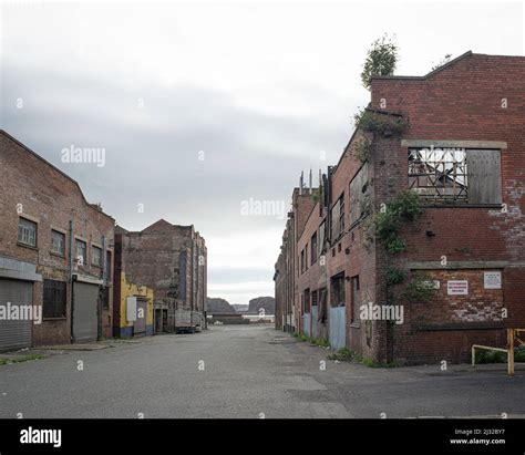 Old And Derelict Warehouse Next To Bootle Docks Area Awaiting Eventual