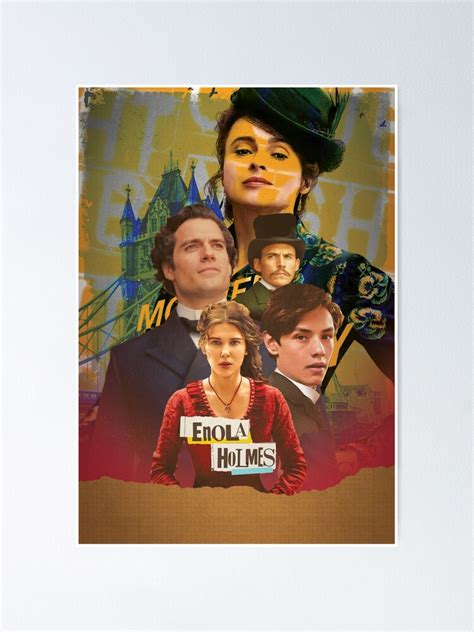 Póster Enola Holmes Fan Art Enola Sherlock Holmes Lord Tewksbury
