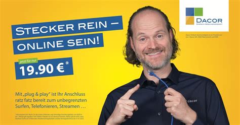 Vorregistrierung Glasfaseranschluss · Süc Dacor