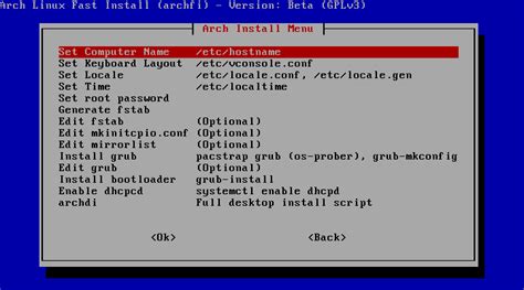 Install Arch Linux From Graphical Installer