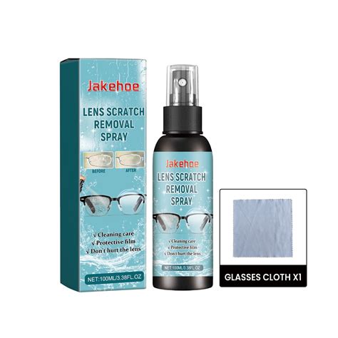 Eyeglass Lens Cleaner Spray Kit Glasses Cleaner Bottle With