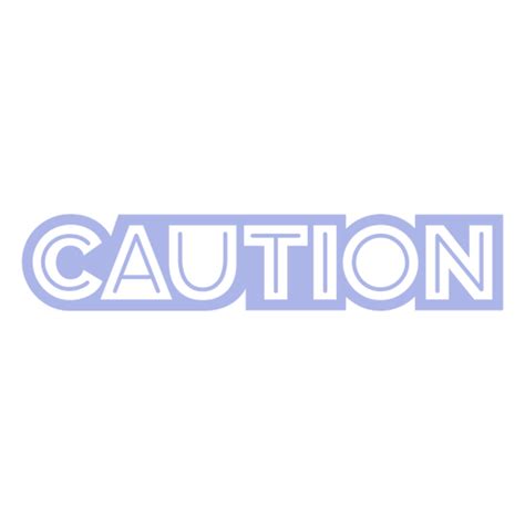 Caution Logo Png