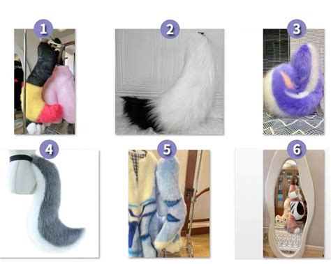 Fursuit Tail Cospaly Furry Personalized Customization Etsy