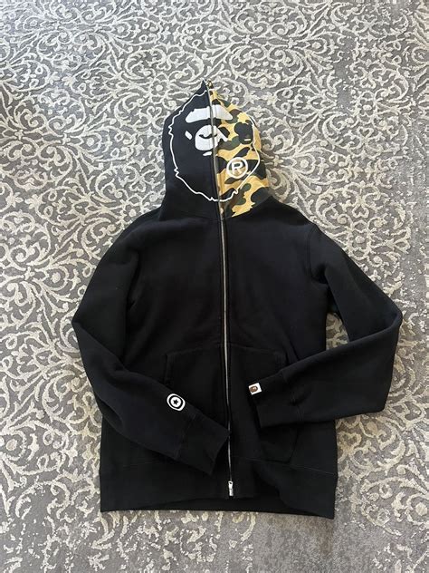 Bape Bape 2nd ape full zip hoodie | Grailed