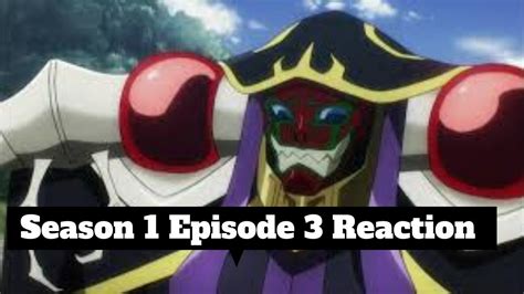 Overlord Blind Reaction Episode 3 English Dub Review Youtube