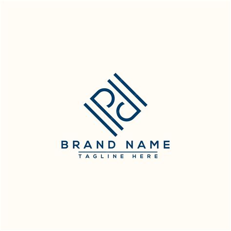 Premium Vector Pd Logo Design Template Vector Graphic Branding Element