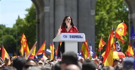 VÍdeo Ayuso Acusa A Sánchez De Manosear Las Instituciones Y Medios De