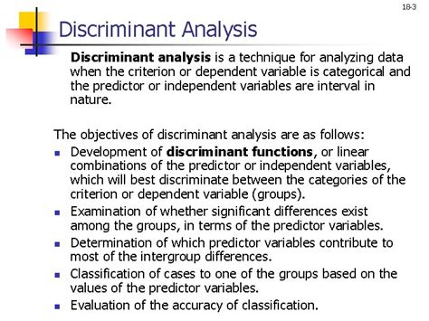 Lecture 11 Discriminant Analysis Similarities And Differences Between