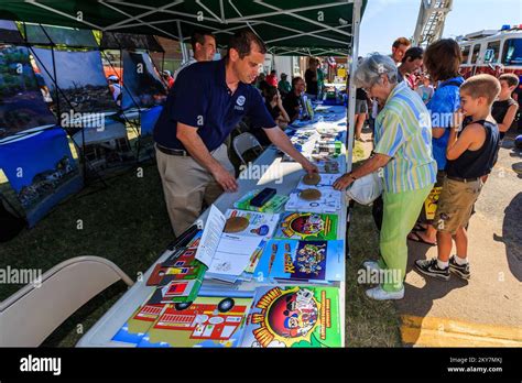 FEMA Booth At Kansas State Fair Photographs Relating To Disasters And
