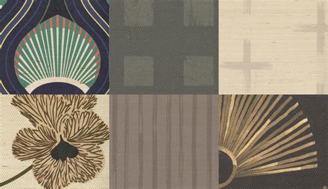 Mitchell Black Wallpaper And Textiles Chicago