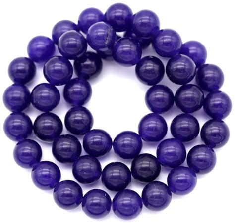 Approx 145 Strand 8mm Malaysia Jade Quartz Beads Violet Bead