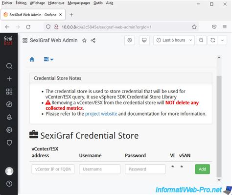 deploy sexigraf on vmware vsphere 6 7 to generate graphics for your