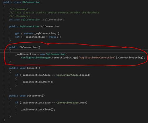 C Net Core 3 Tier Architecture Passing Connection String From