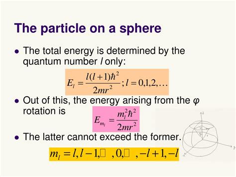 Ppt Exploring Particle On A Sphere Quantum Physics Lecture