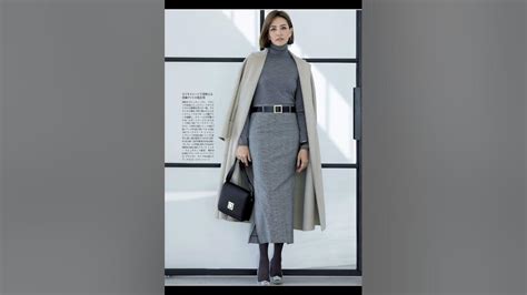 심플하고 고급진 중년 여성 겨울 패션 코디 옷잘입는법 데일리룩 중년패션코디 Youtube