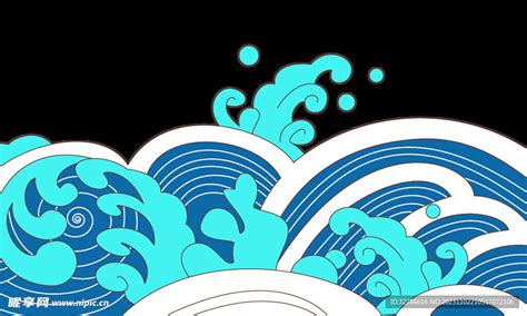 浮世绘浪设计图图片素材其他设计图库昵图网