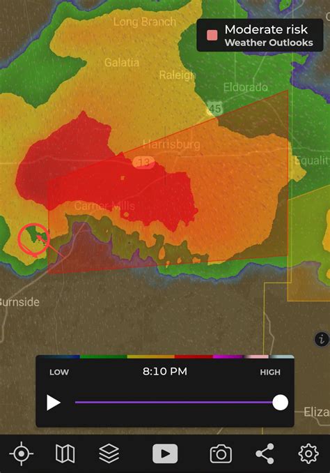 Pds Tornado Warning In Carrier Mills Illinois Rtornado