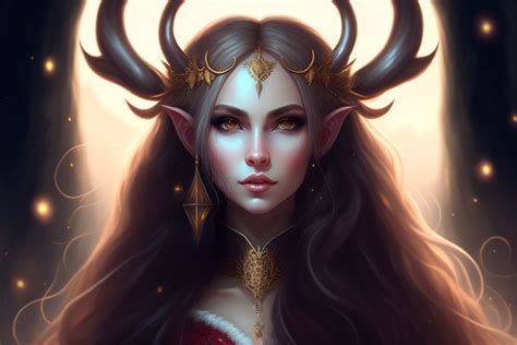 Lexica Woman With Long Rosette Hair Cubby Long Skinny Face Big