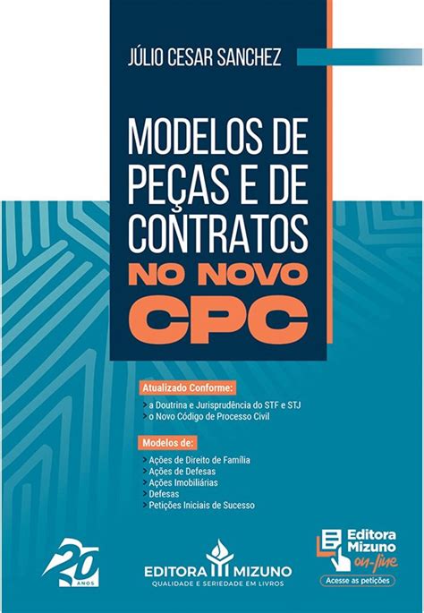 Modelos De Peças E De Contratos No Novo Cpc Livraria Leitura Atual