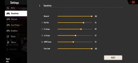 Best Free Fire Sensitivity Settings For Quick Headshots In Android