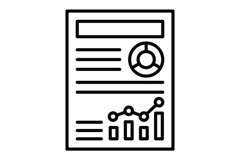 Report Outline Icon Graphic By Maan Icons Creative Fabrica
