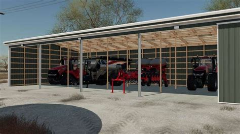 40x120 Implement Shed V10 Fs22 Mod Farming Simulator 22 Mod