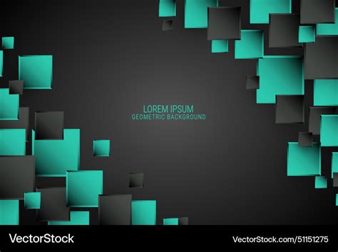 Geometric Rectangles Background Royalty Free Vector Image