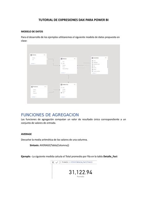 Tutorial DE Expresiones DAX PARA Power BI Desktop TUTORIAL DE