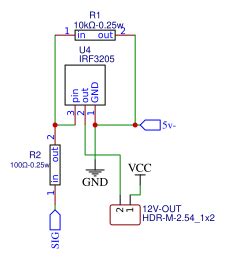 IRF3205 Mosfet Module Resources EasyEDA