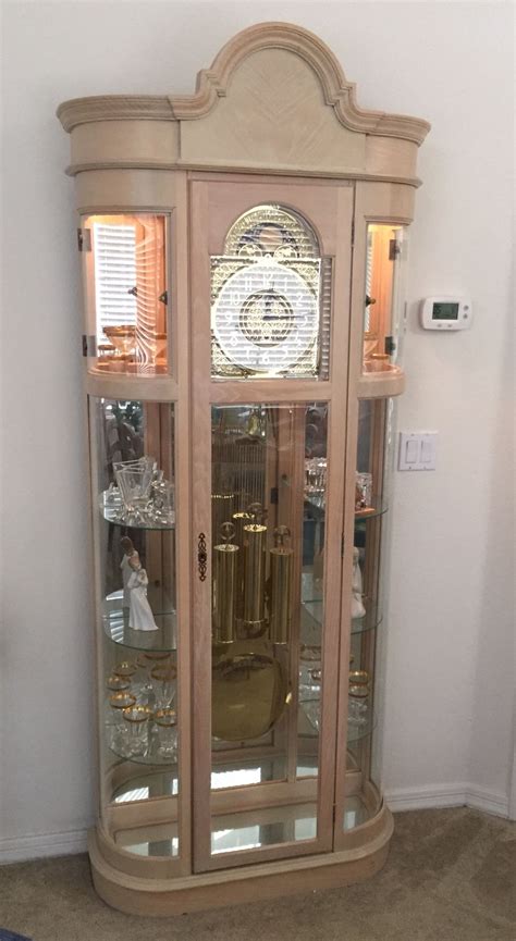 Ridgeway Grandfather Clock Curio Cabinet Cabinets Matttroy